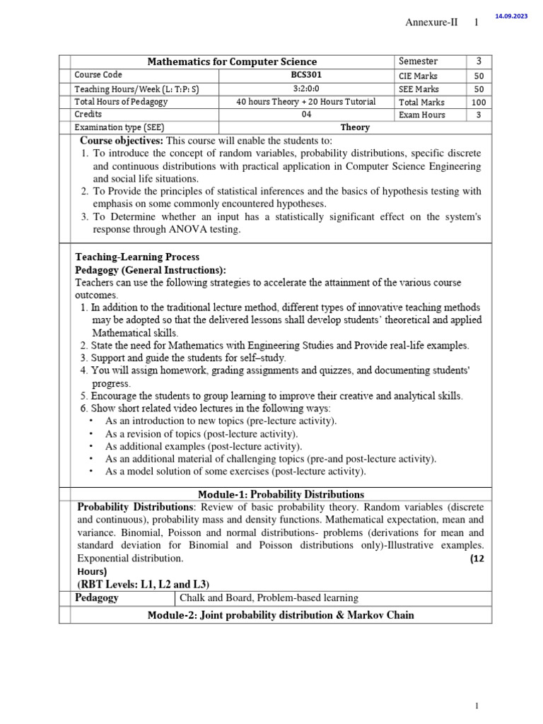 Math for Computer Science Students | PDF | Logic Gate | Probability Distribution