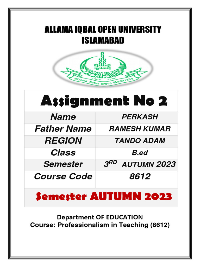 Perkash 8612 | PDF | Distance Education | Teachers