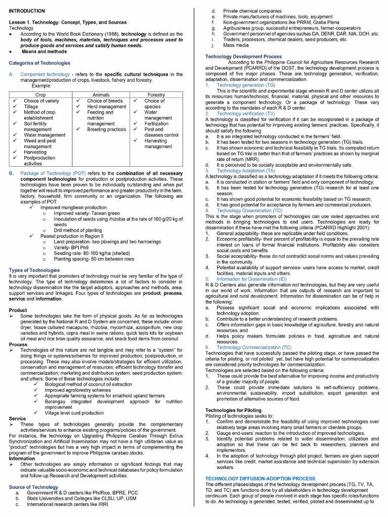Aec1 Chapter 6. Diffusion and Adoption Process | PDF