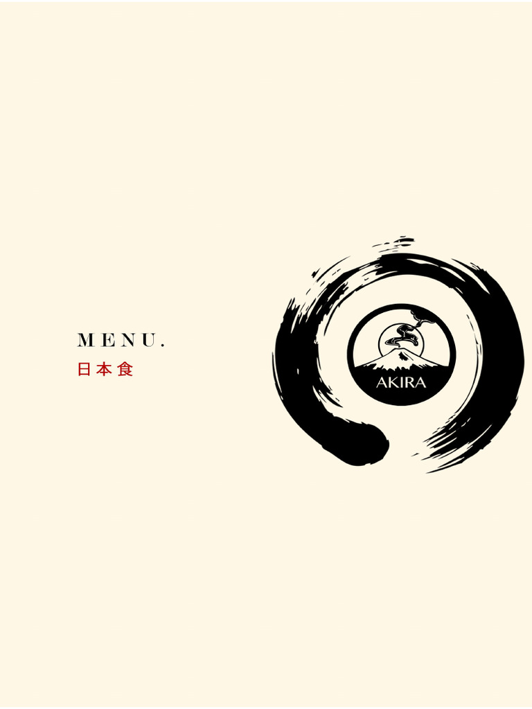 Akira Menu | PDF