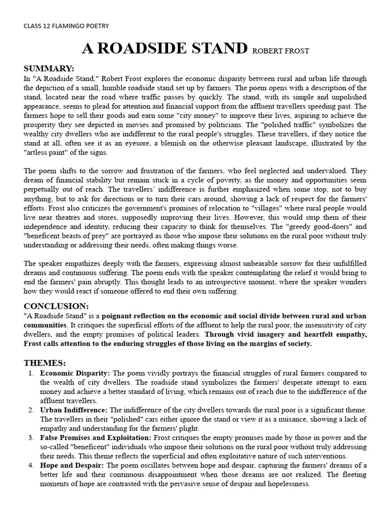 FP_4 A ROADSIDE STAND | PDF | Empathy | Innovation