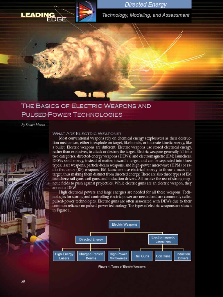 The Basics of Electric Weapons... | PDF | Laser | Electron