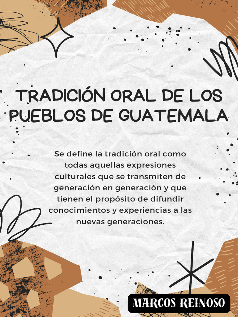 Tradicion Oral de Guatemala | PDF