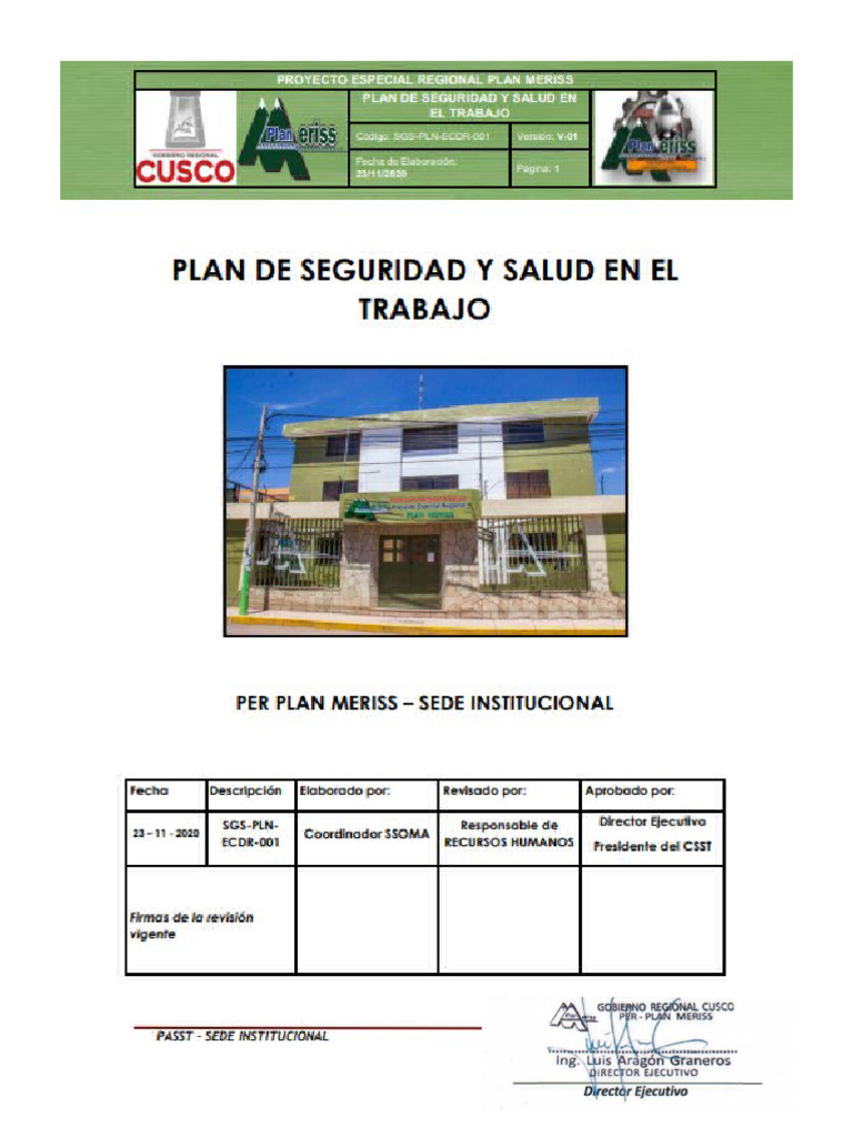 Plan de Seguridad y Salud | PDF