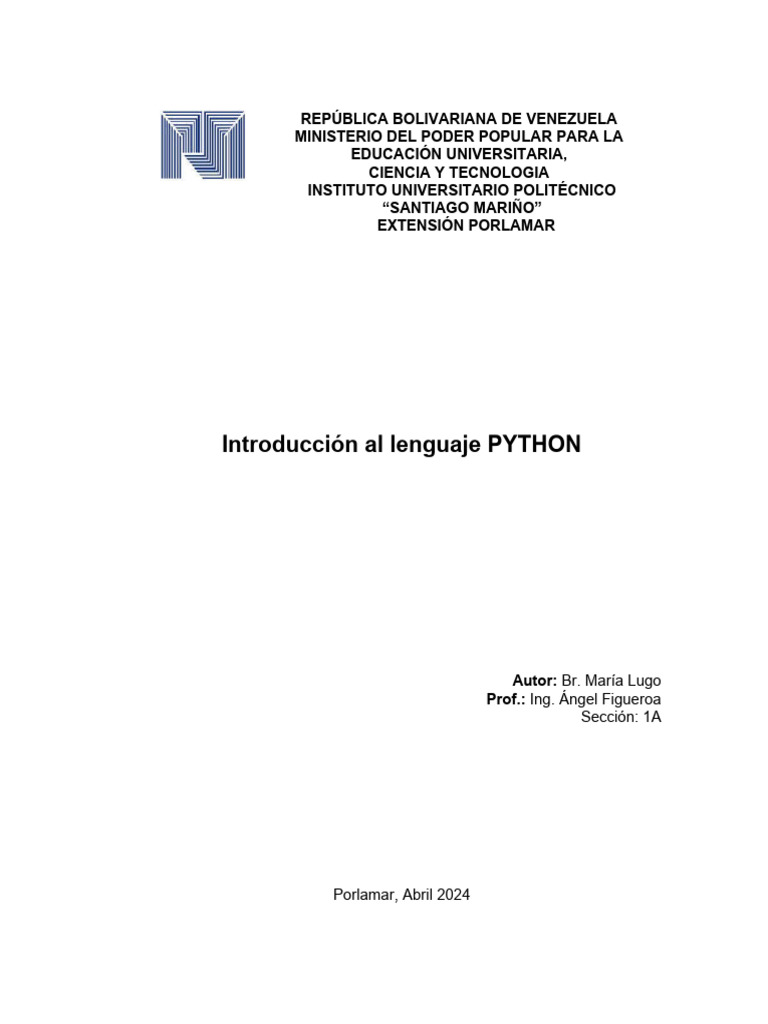 Python Pdf Python Lenguaje De Programación Programación De Computadoras