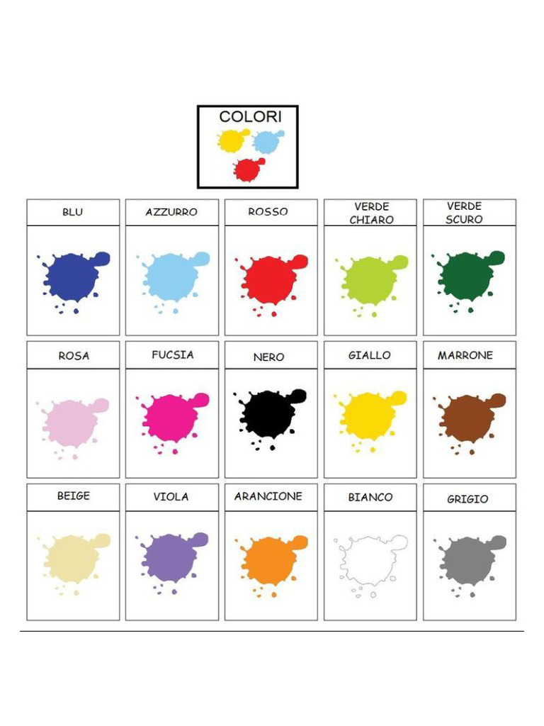 Categorie - Colori | PDF