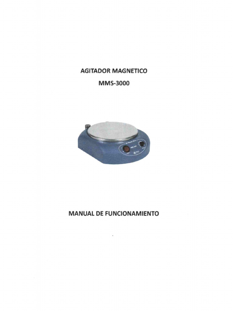 Agitador MMS-3000 | PDF