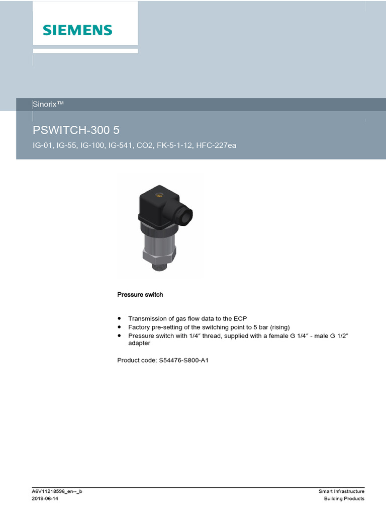 A6V11600846 - PSWITCH-300 5 - en | PDF | Switch | Mechanical Engineering
