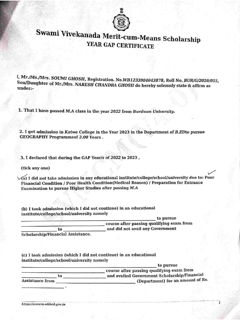 Gap Certificate Compressed | PDF