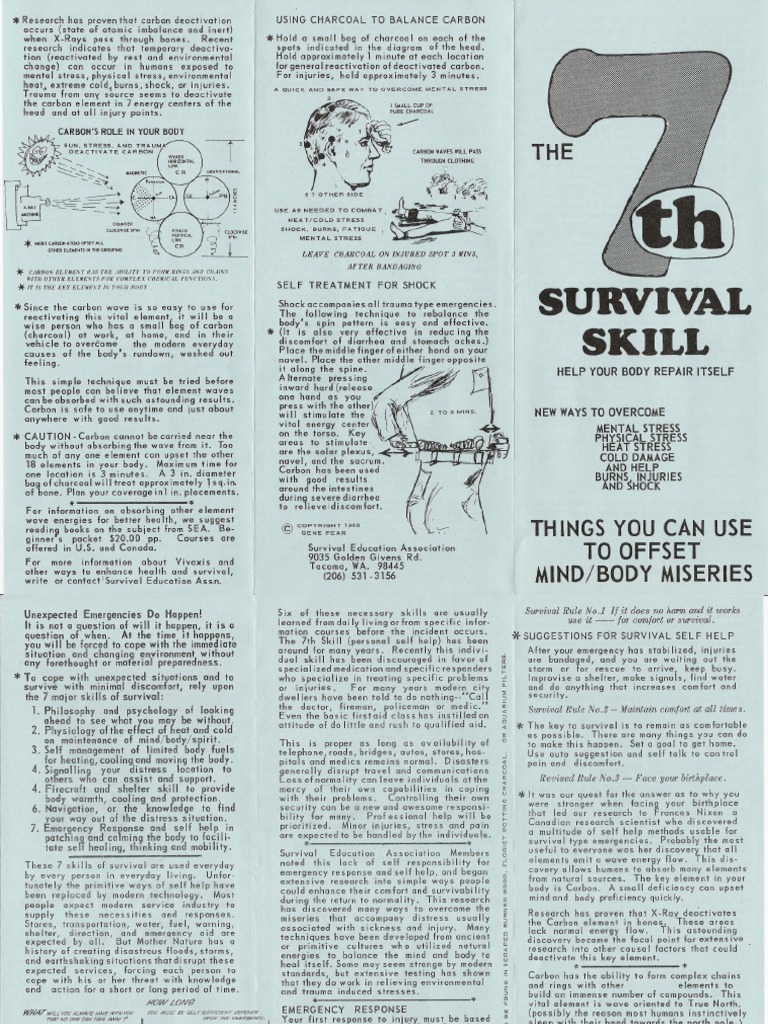 7 TH Survival Skill | PDF | Stress (Biology) | Carbon