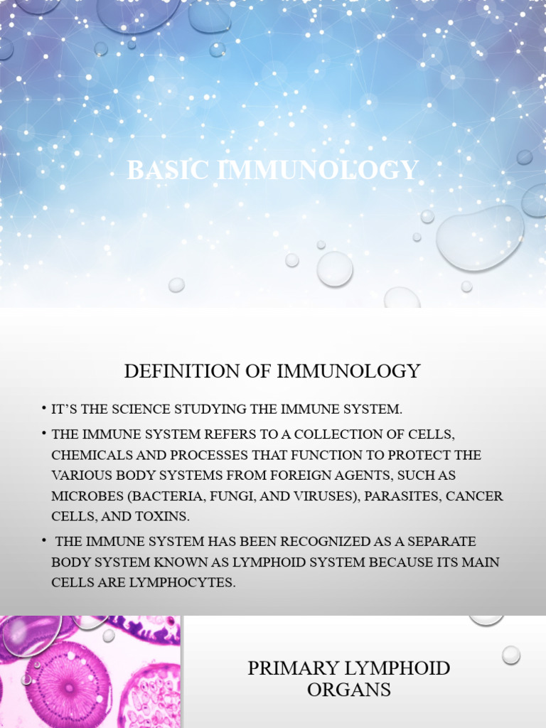 Understanding Basic Immunology Concepts | PDF | Lymphocyte | Immune System
