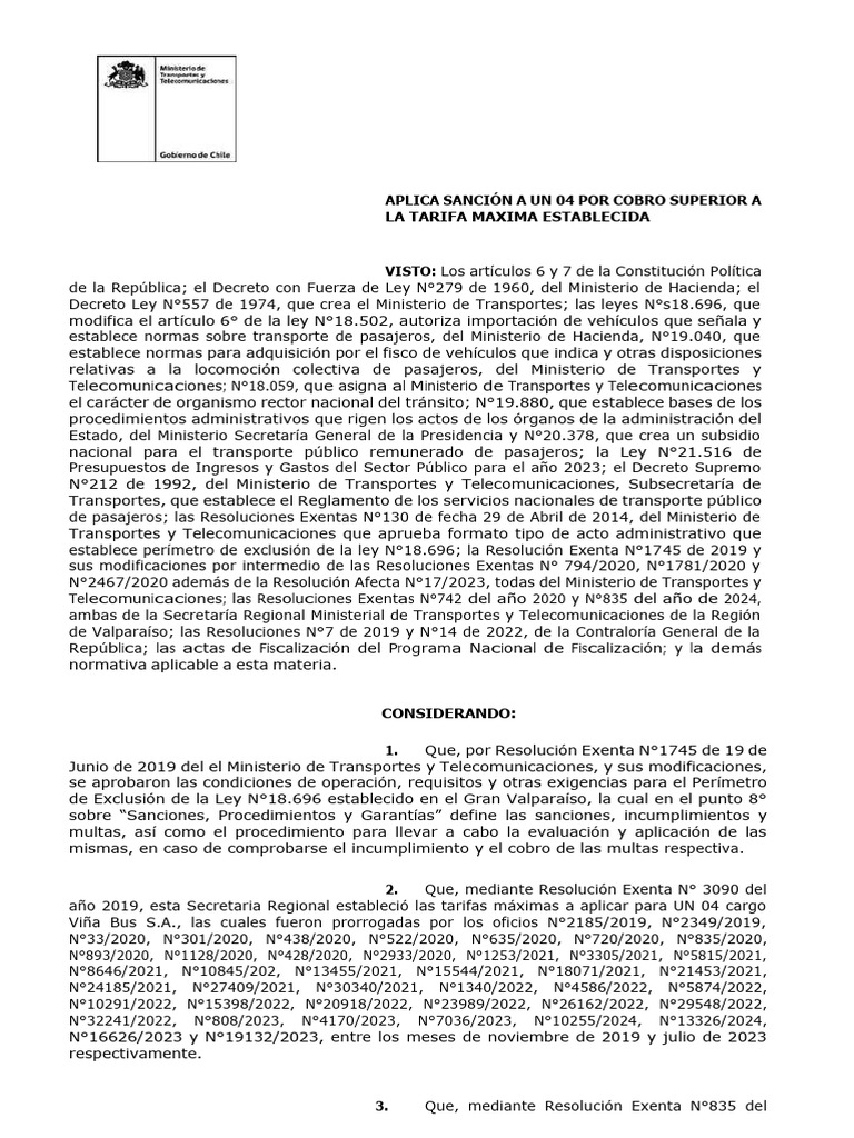 APLICA SANCIÓN | PDF | Transporte público | Gobierno