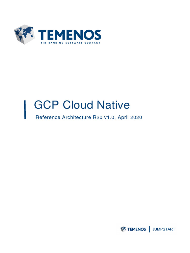 GCP Cloud Native Reference Architecture T24 | PDF | Cloud Computing ...