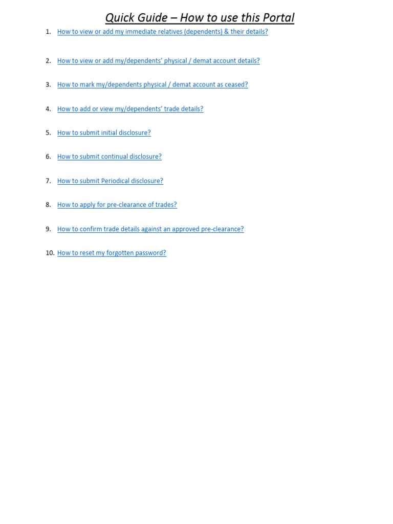 Using the ESSCOM Portal: A Quick Guide | PDF | Password | Stocks
