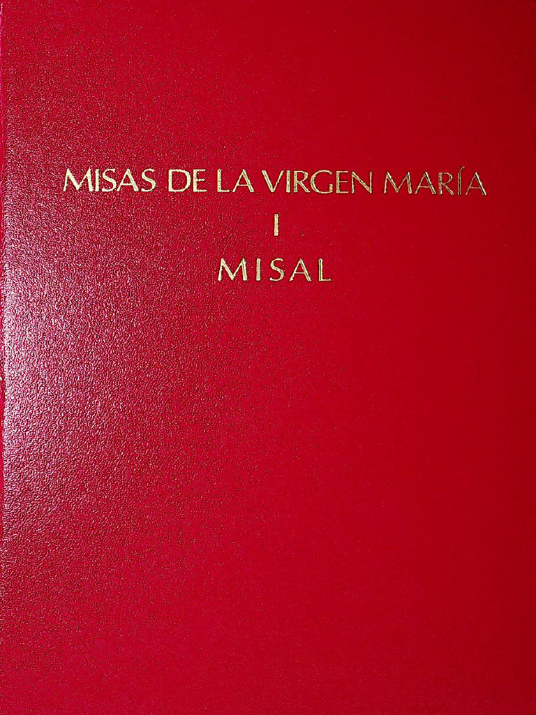 031 - Misas de La Virgen Maria - I - Misal | PDF