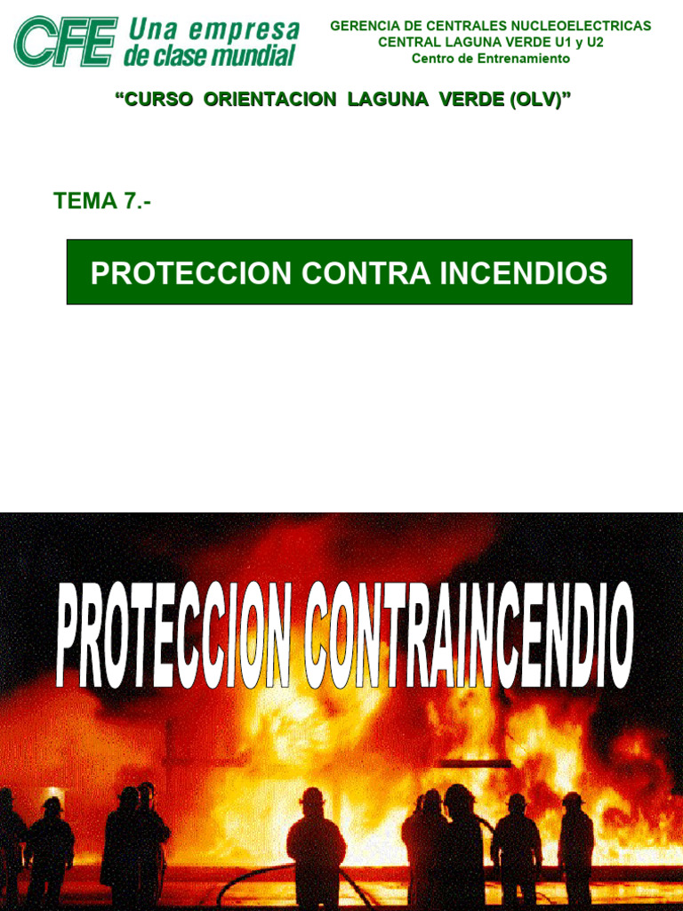 07 Protección Contra Incendios | PDF | Combustión | Incendios