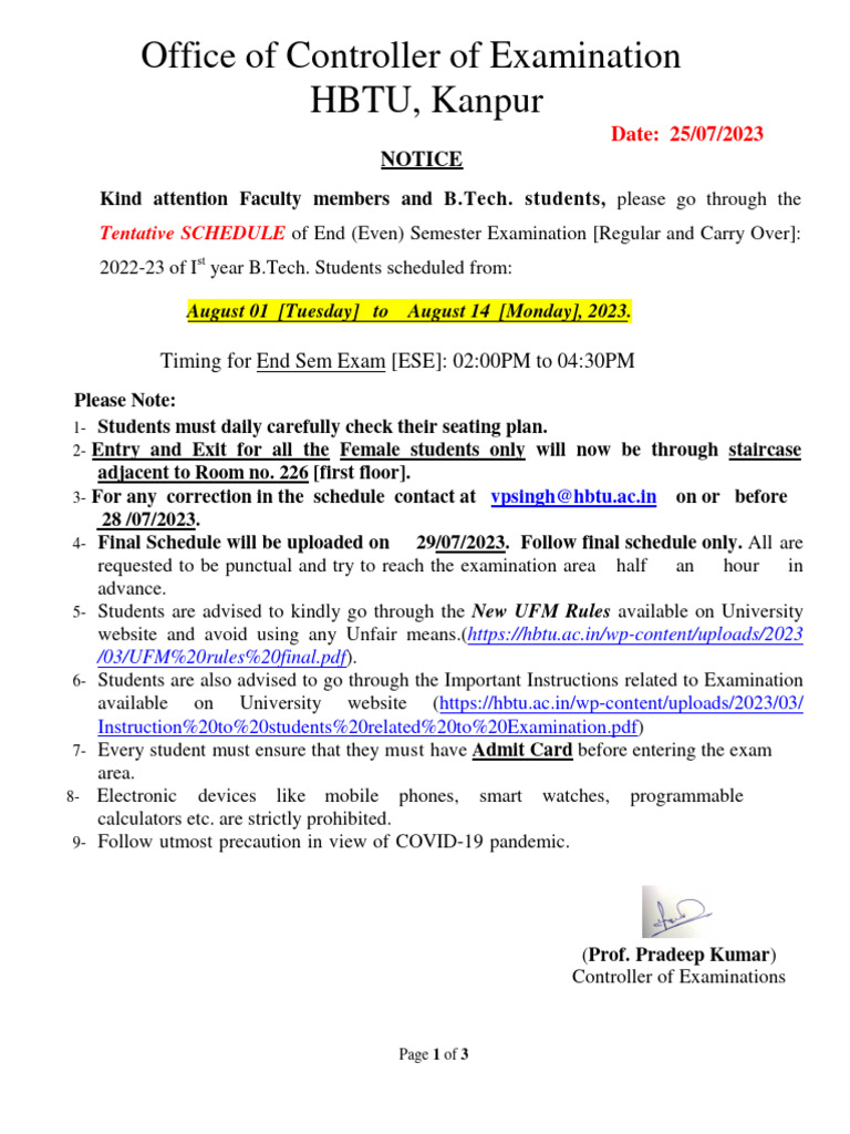 Tentative - 01-14 August - End - Sem (Regular & Carry Over) Schedule ... Tentative - 01-14 August - End - Sem (Regular & Carry Over) Schedule ...