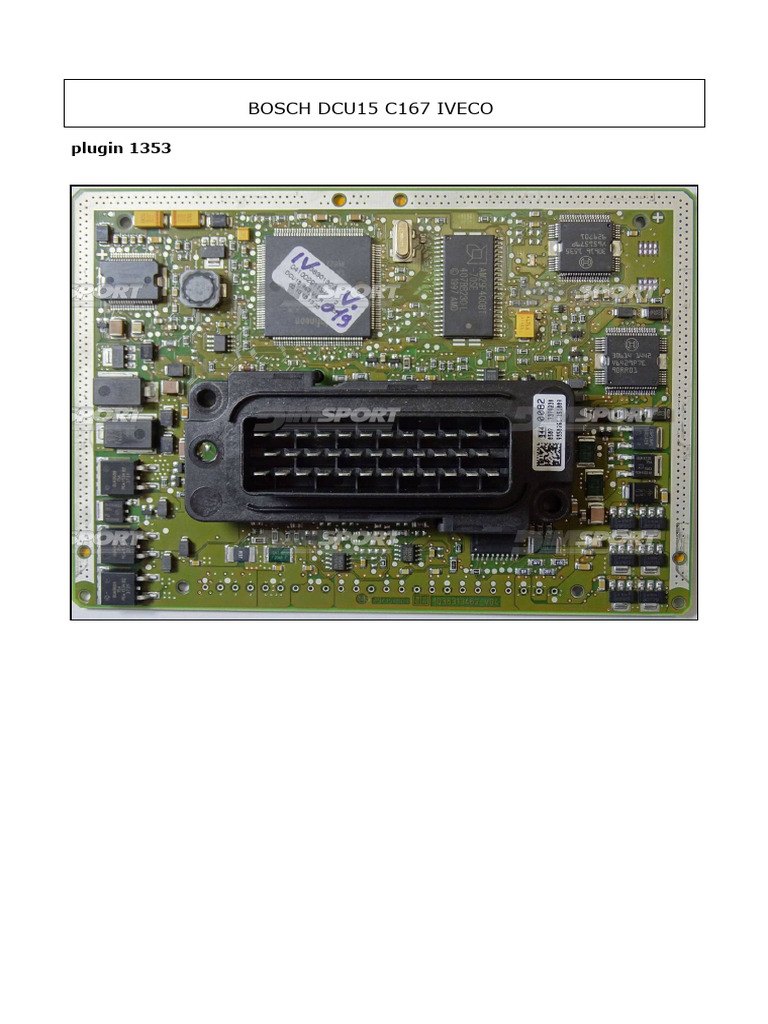 Bosch Dcu15 c167 Iveco | PDF