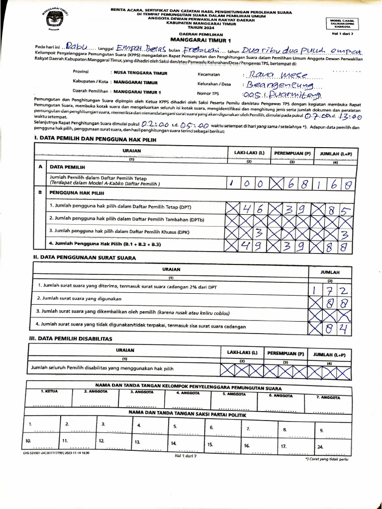 C Hasil Print TPS 5 | PDF