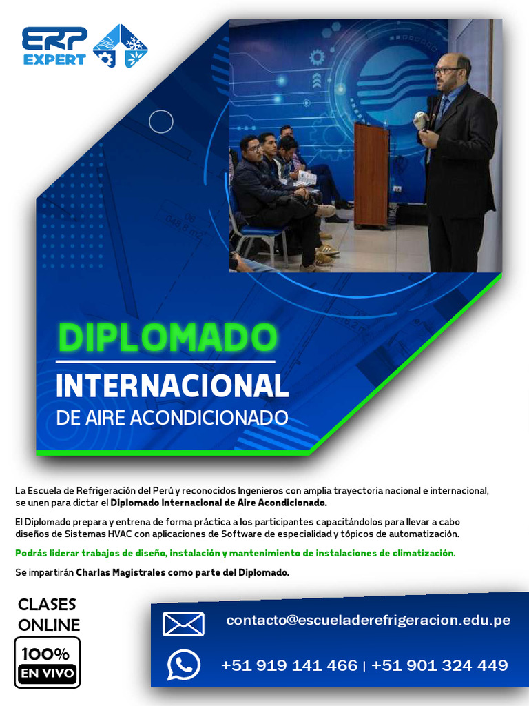 DIPLOMADOS NUEVO BROCHURE 2024_compressed (2) (2) | PDF | Aire acondicionado | Ingeniería