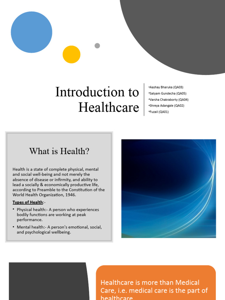 Introduction to Healthcare Systems | PDF | Health Care | Hospital