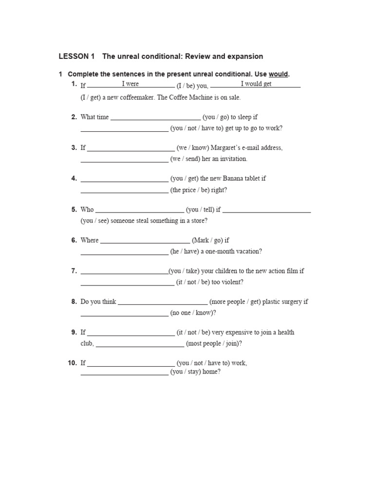 TN3 Unit 8 Extra Grammar Exercises | PDF