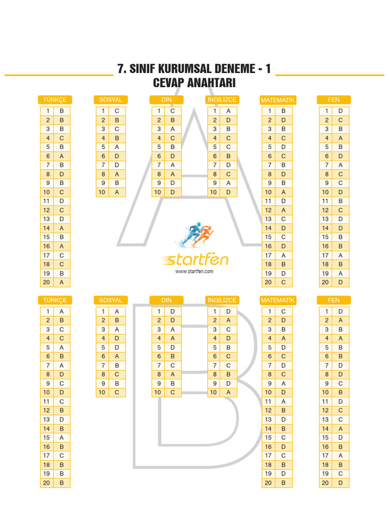 07 SNF Deneme 1 Ca | PDF