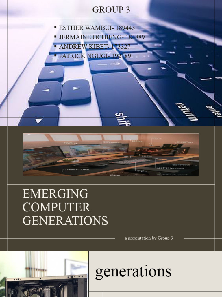 GROUP 3 Comp Generations | PDF | Computer Data Storage | Internet Of Things