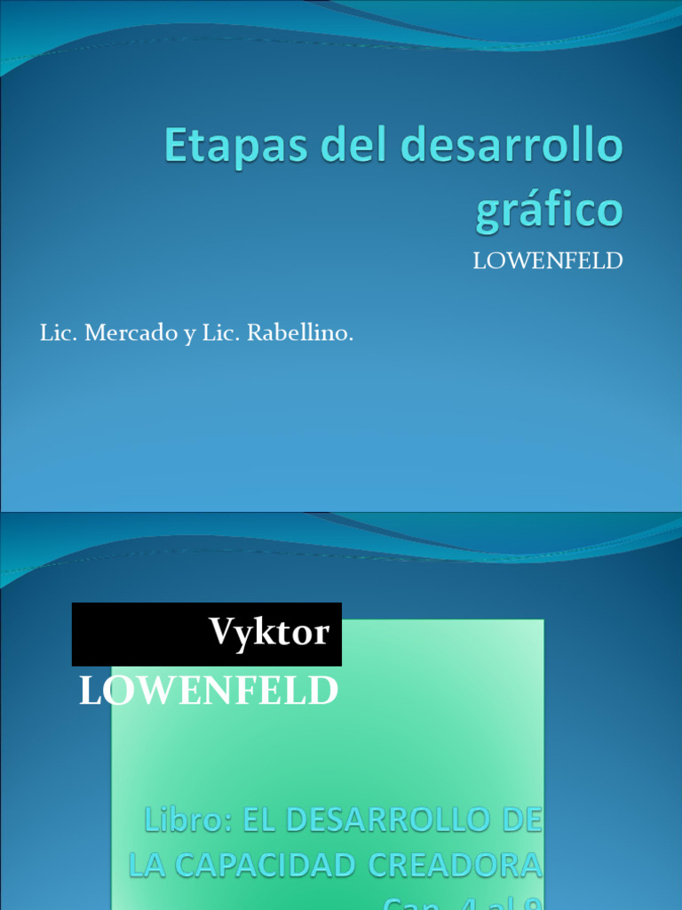 Etapas Del Desarrollo Grafico Segun Lowenfeld Power | PDF | Dibujo ...