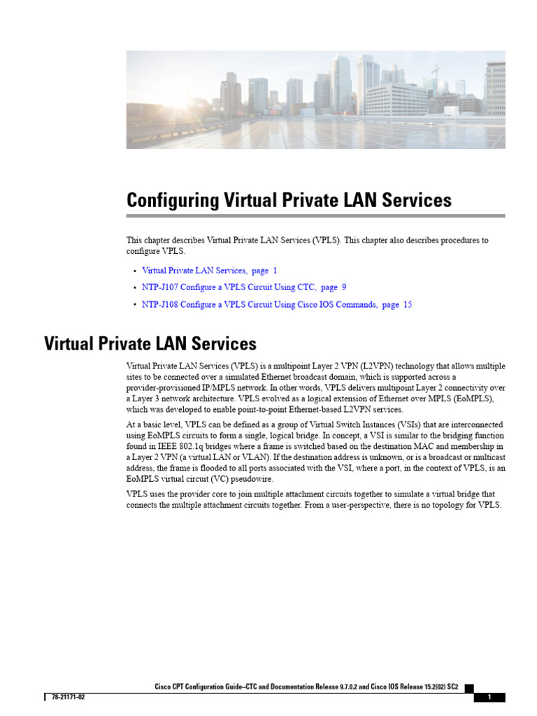 Vpls 2 | PDF | Internet Protocols | Telecommunications