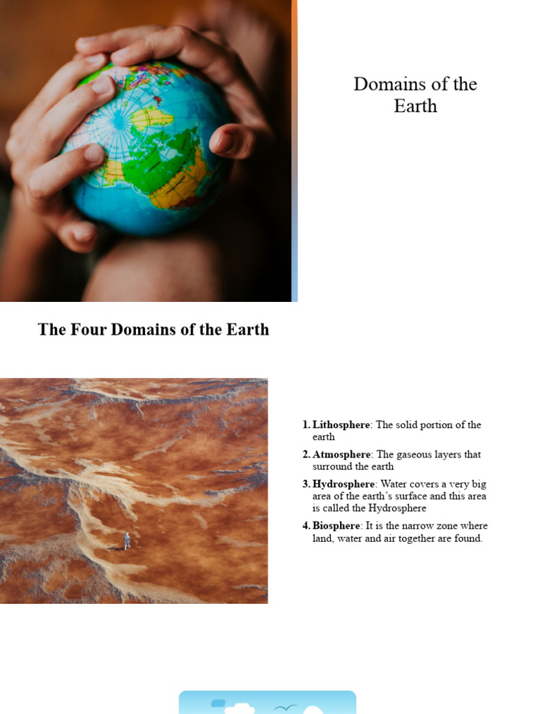 Four Domains of Earth Explained | PDF | Earth | Continent