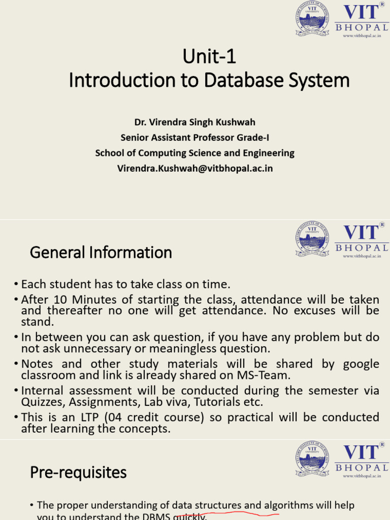 Introduction To Database System | PDF | Databases | Sql
