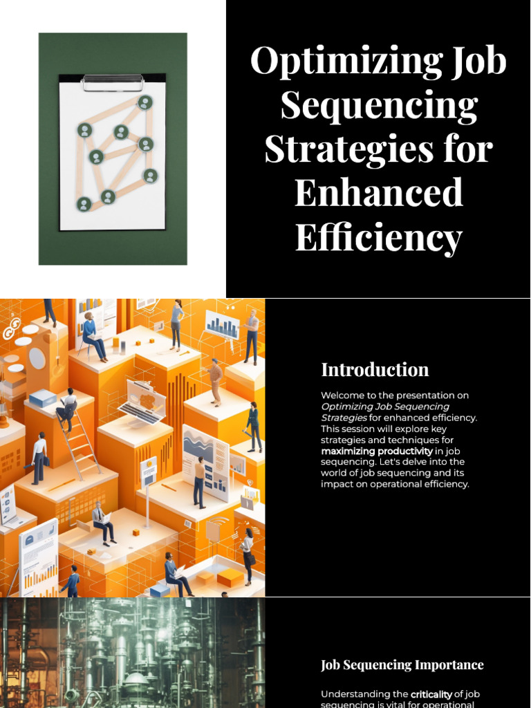 Slidesgo Optimizing Job Sequencing Strategies For Enhanced Efficiency 20240521035226arv5 | PDF