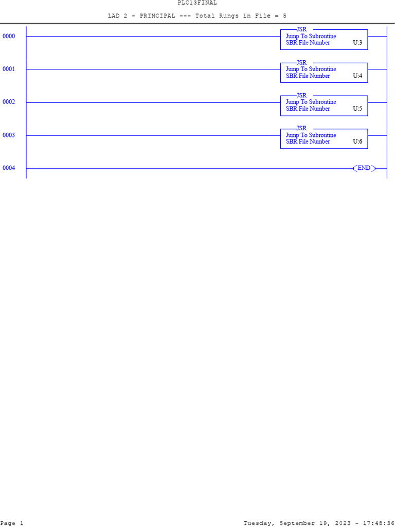 PLC Subroutine Jump Guide | PDF