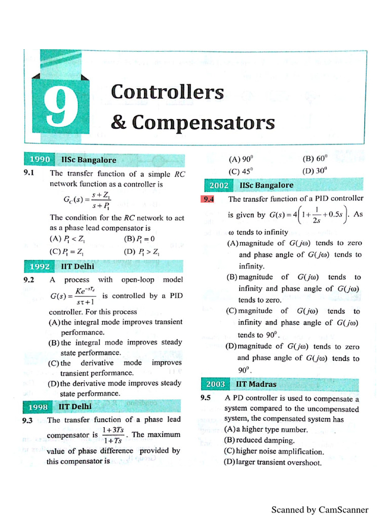 8.controllers and Compensators) | PDF | Feedback | Amplifier
