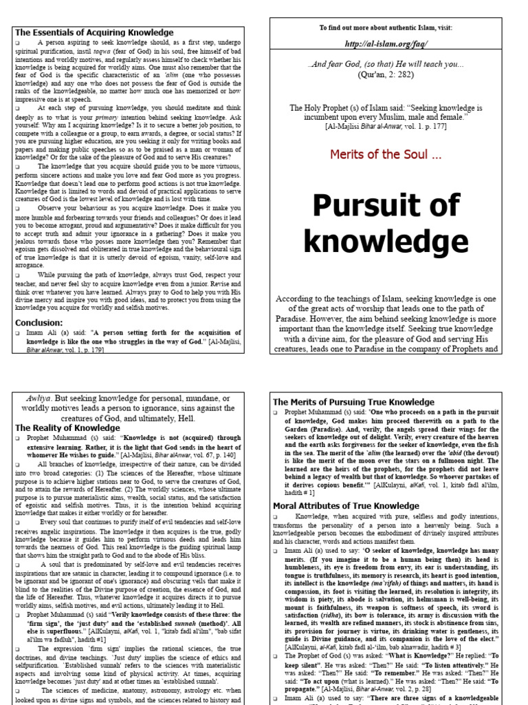 Knowledge | PDF | Knowledge | Afterlife