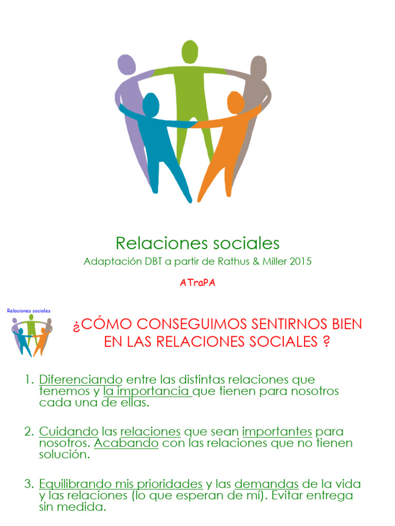 Estrategias para Mejorar Relaciones Sociales | PDF | Las emociones | Ira