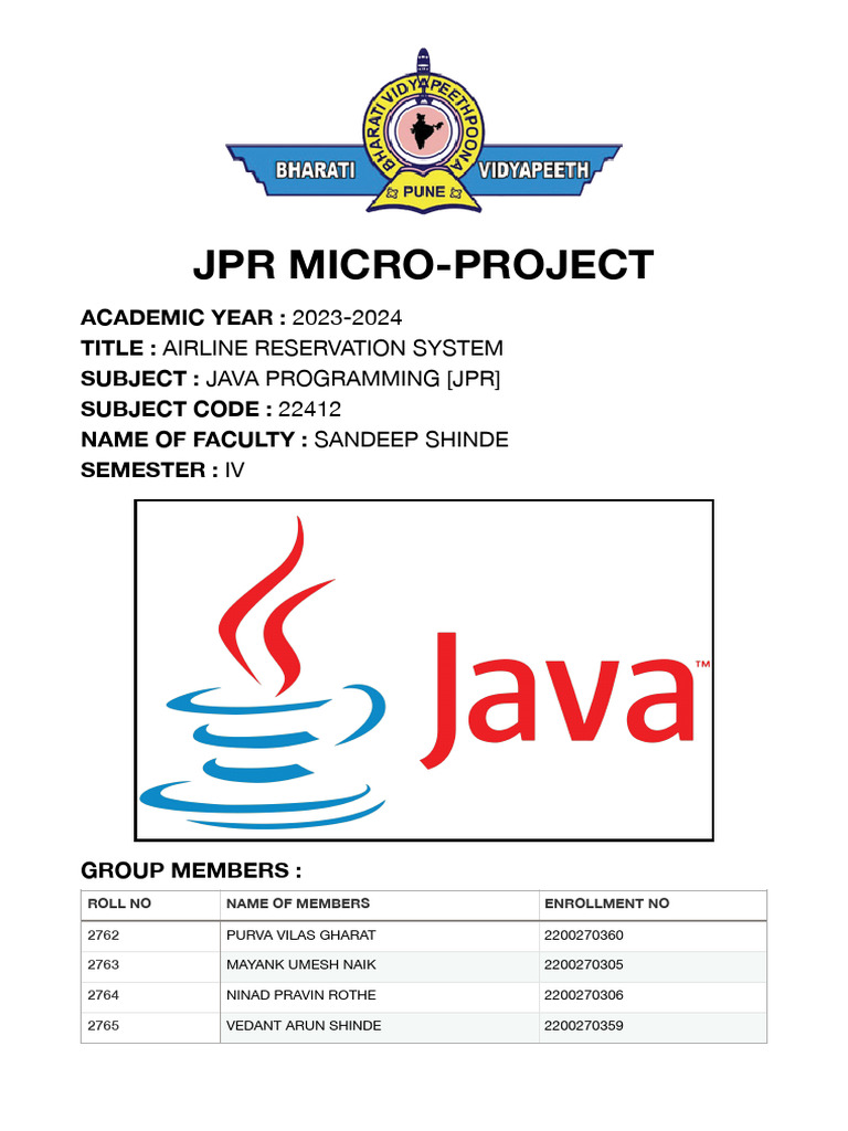 Jpr Report Pdf Java Programming Language Java Software Platform