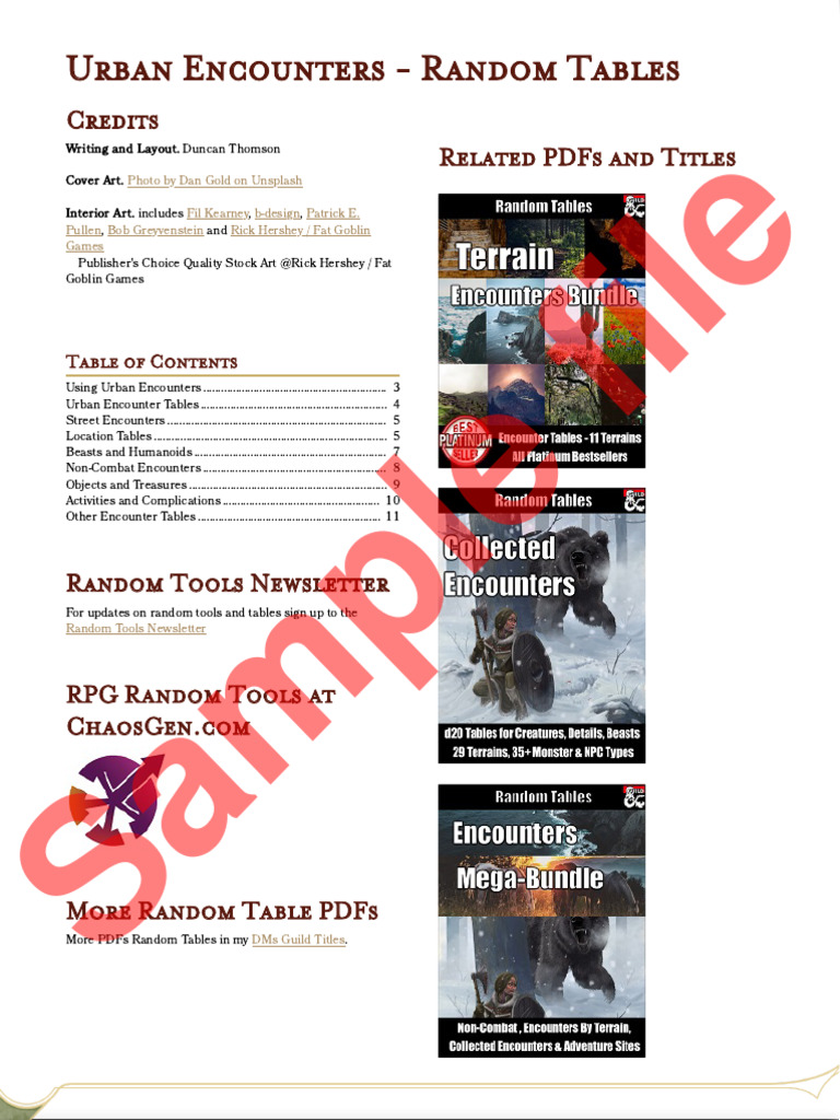 Urban Encounters | PDF