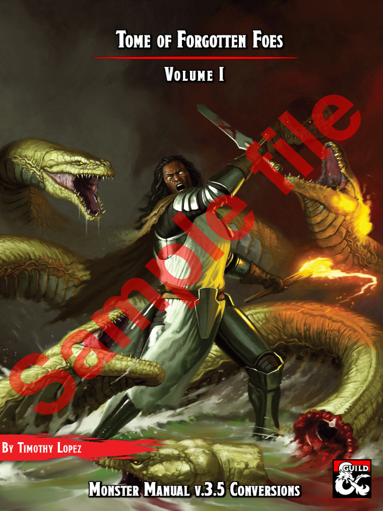 Tome of foes 1 | PDF | Dungeons & Dragons