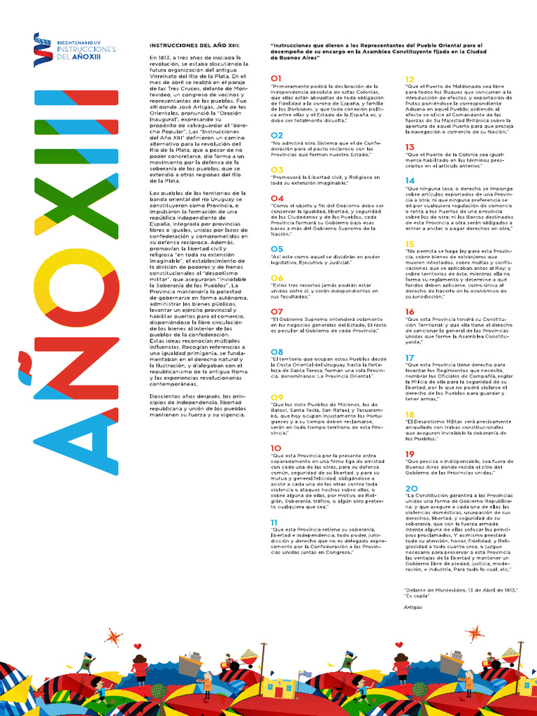 Instrucciones Anio XIII | PDF