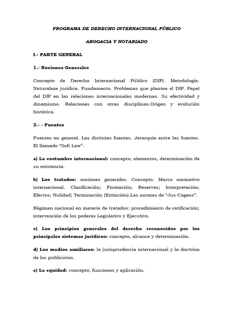 DIP - Programa 2016 | PDF | Naciones Unidas | Relaciones internacionales