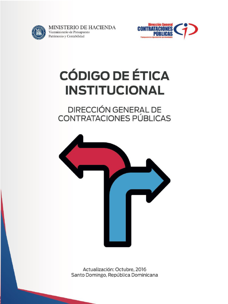 Codigo Ética DGCP VF APROBADO NOBACI | PDF | Institución | Planificación