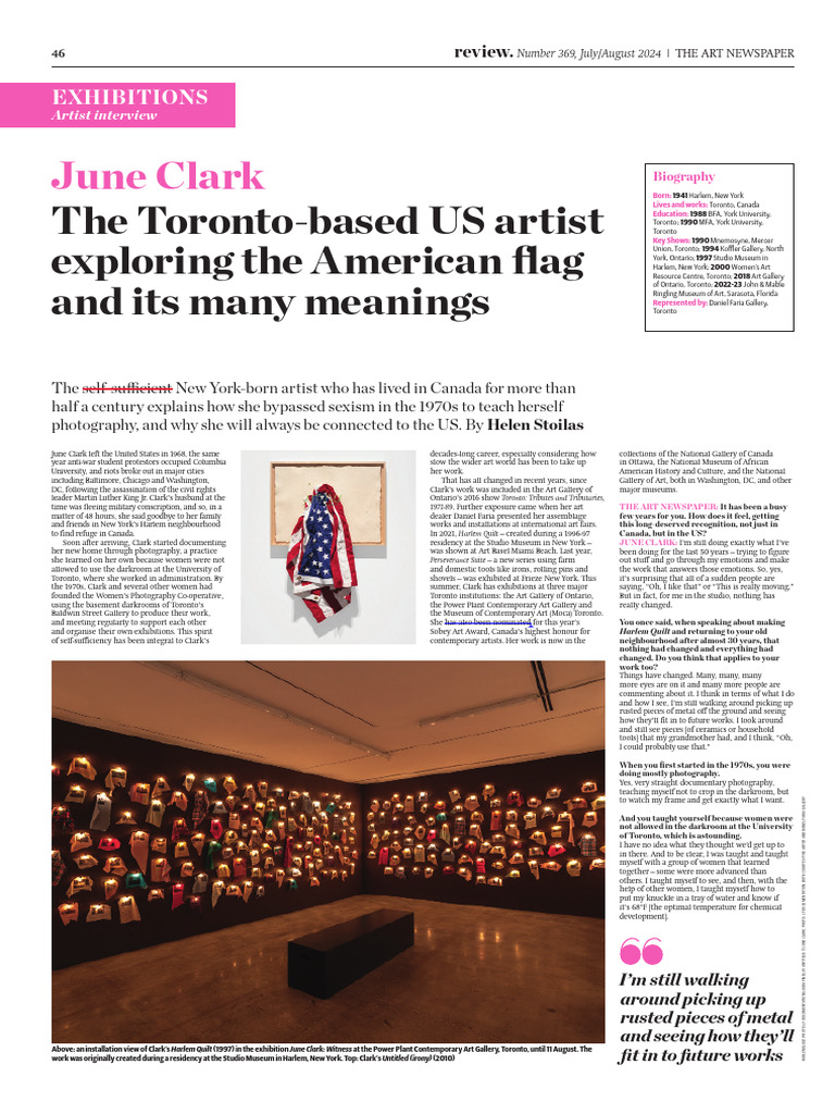 June Clark: Art, Identity, and Resilience | PDF