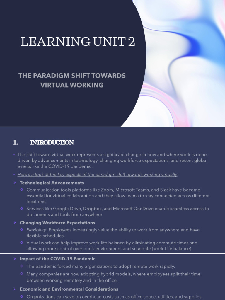 Learning Unit 2 | PDF
