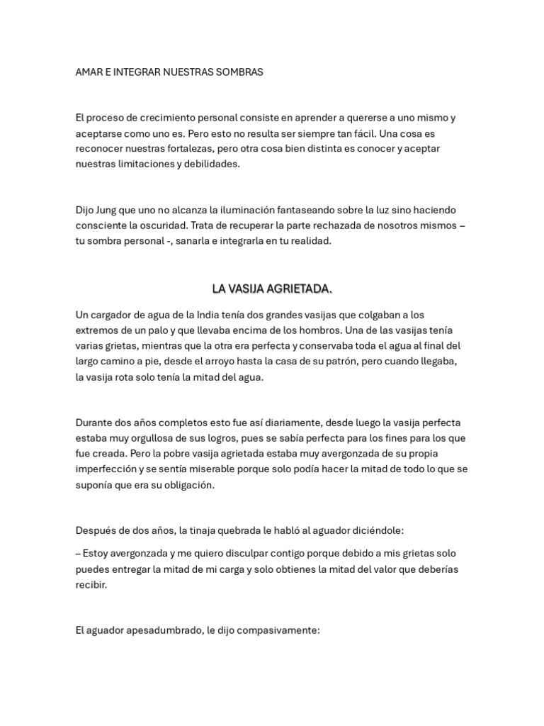 Cuento La Vasija Agrietada Pdf