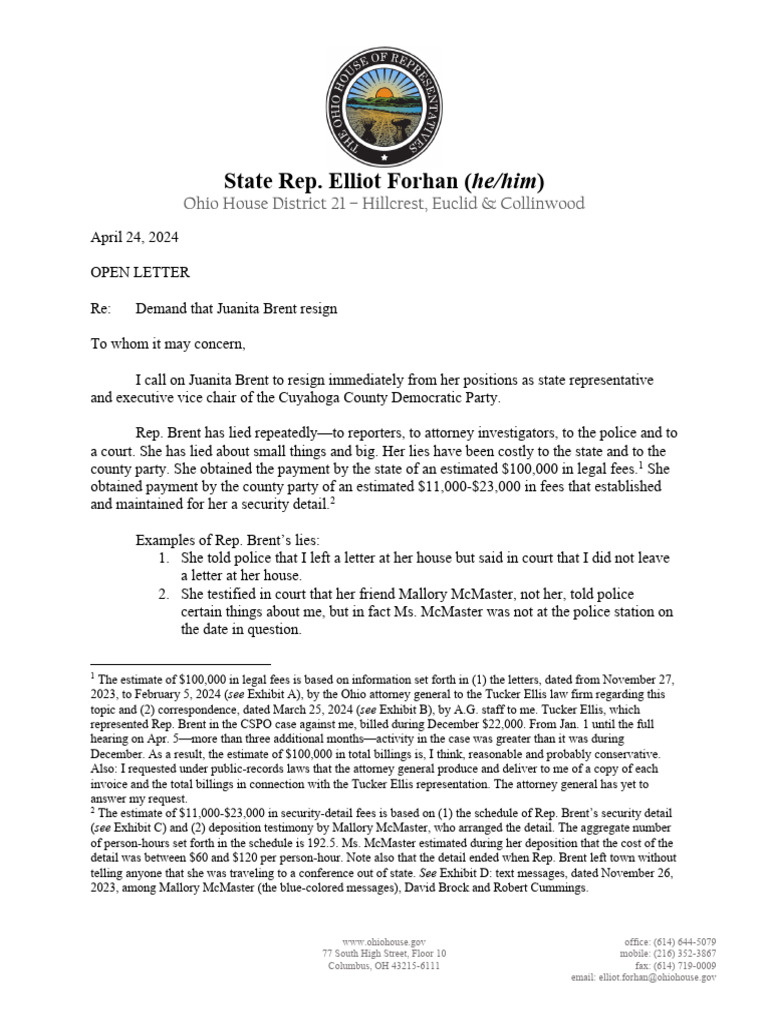 Resignation demand letter | PDF | Justice | Crime & Violence