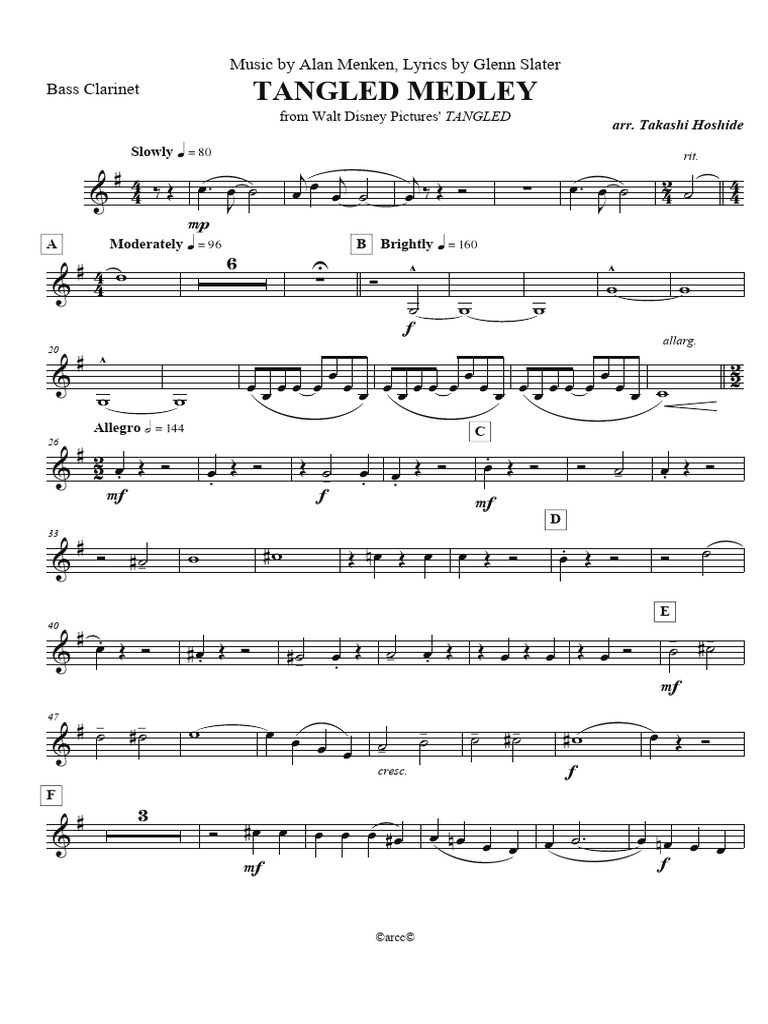 10 Tangled Medley Clarone | PDF