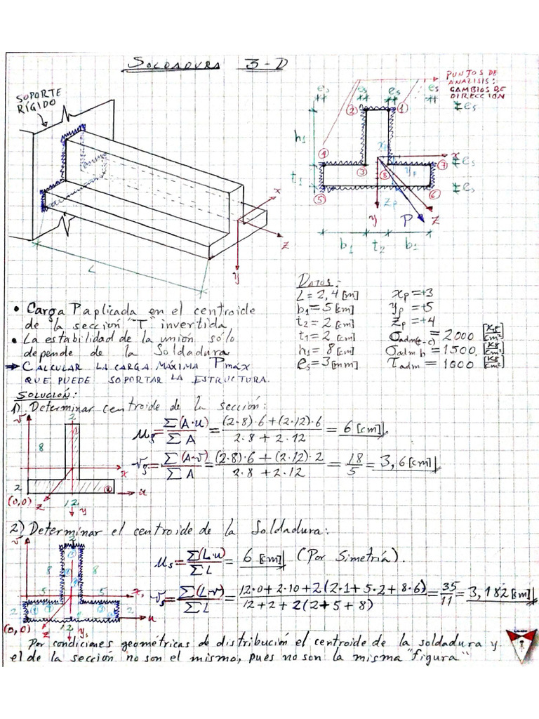 Soldadura 3D T Invertida | PDF