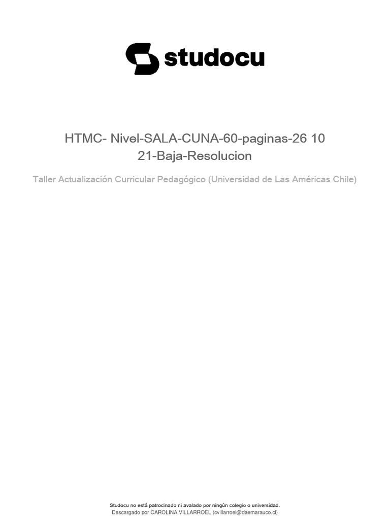 HTMC Nivel Sala Cuna 60 Paginas 26 10 21 Baja Resolucion | PDF ...